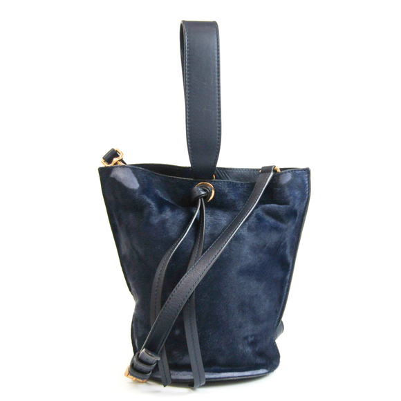 OTHERS | Bags | Jm Davidson Womens Leather Handbagshoulder Bag Navy ...